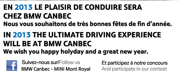 Le plaisir de conduire BMW Canbec // The Ultimate Driving Experience ...